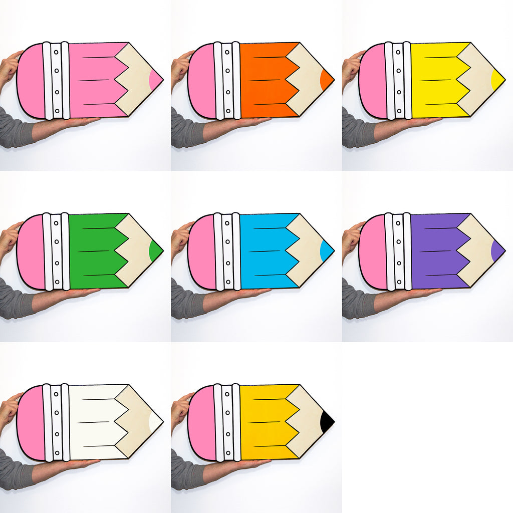 Stubby Pencil Cut-Out Painting (Available in 8 colors!) – Beautiful Days